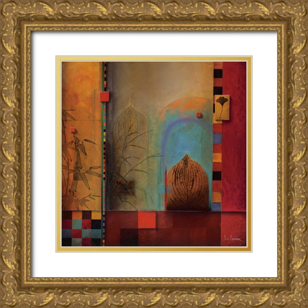 Li-Leger, Don 26x26 Gold Ornate Wood Framed with Double Matting Museum ...