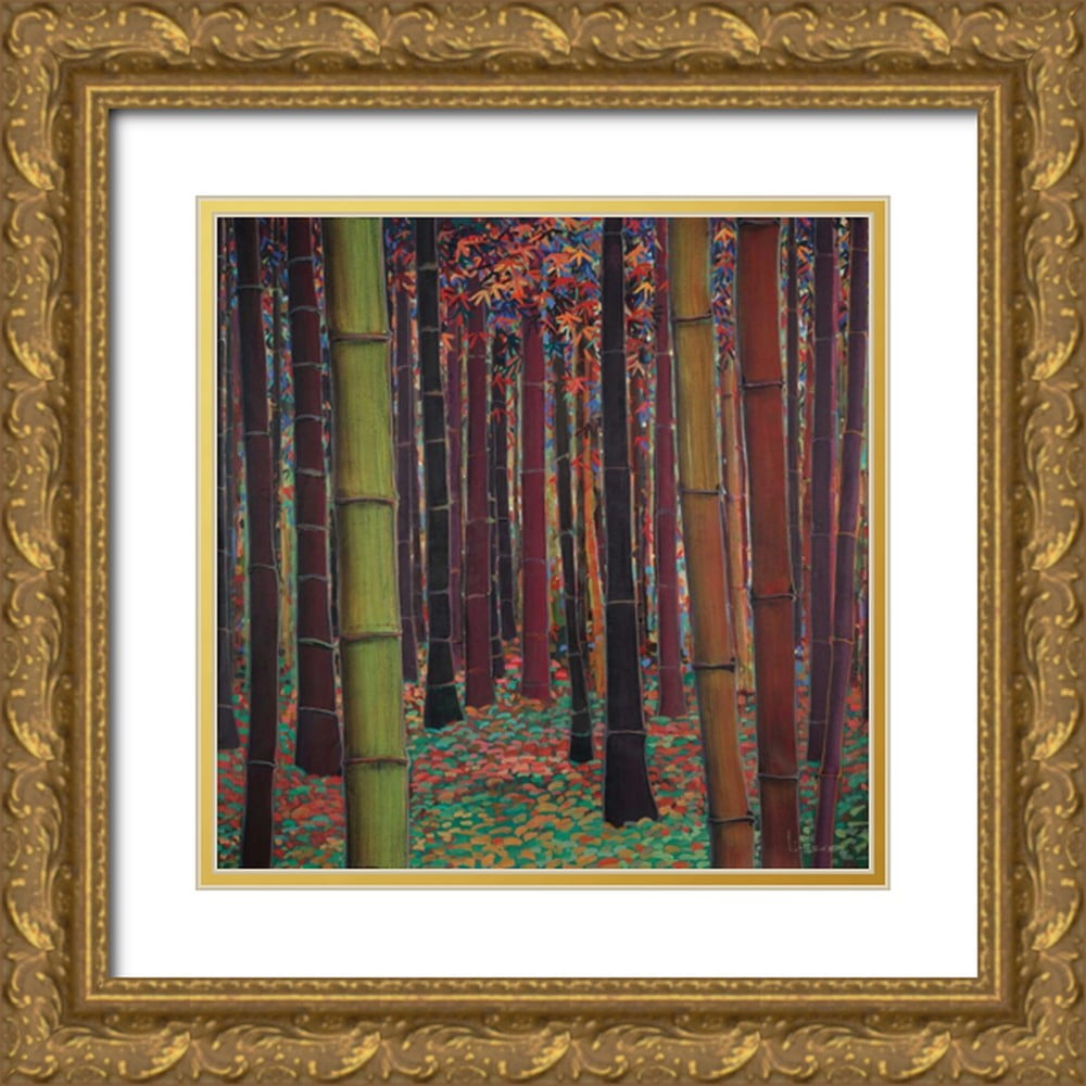 Li-Leger, Don 26x26 Gold Ornate Wood Framed with Double Matting Museum ...