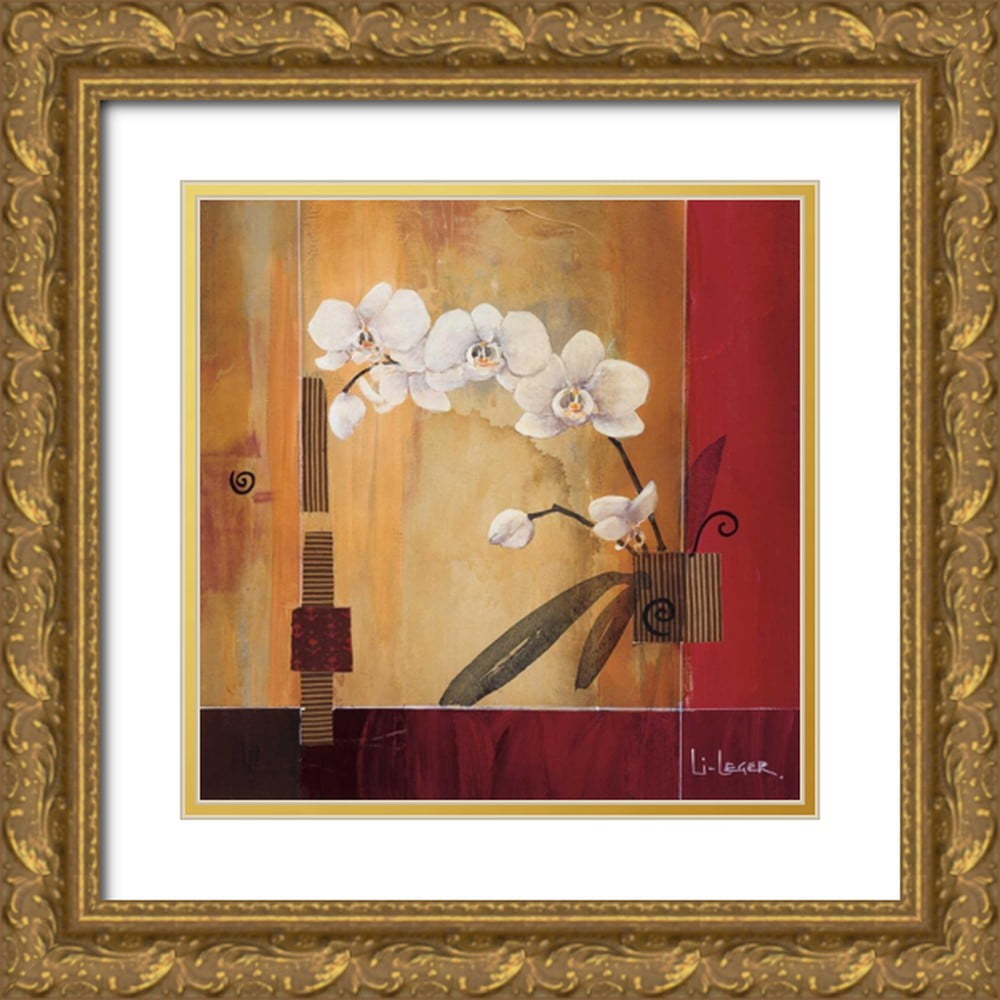 Li-Leger, Don 26x26 Gold Ornate Wood Framed with Double Matting Museum ...