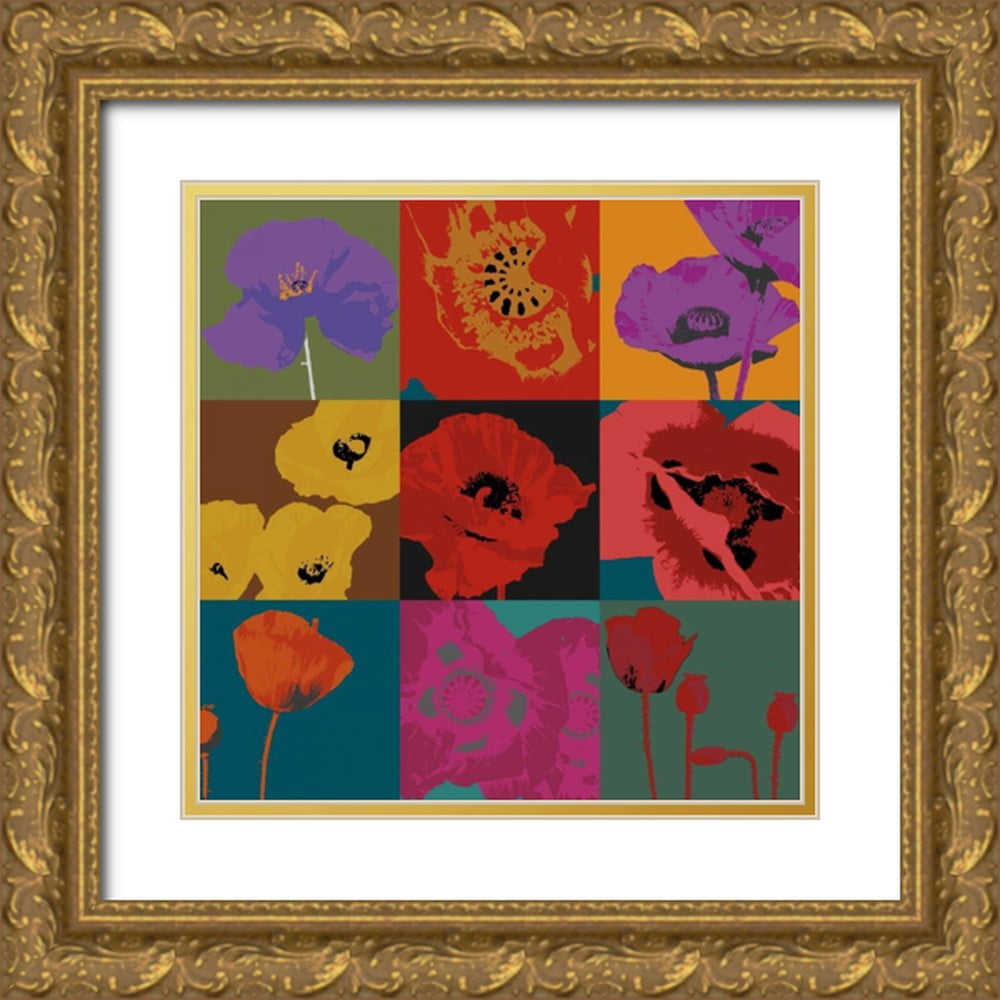 Li-Leger, Don 26x26 Gold Ornate Wood Framed with Double Matting Museum ...