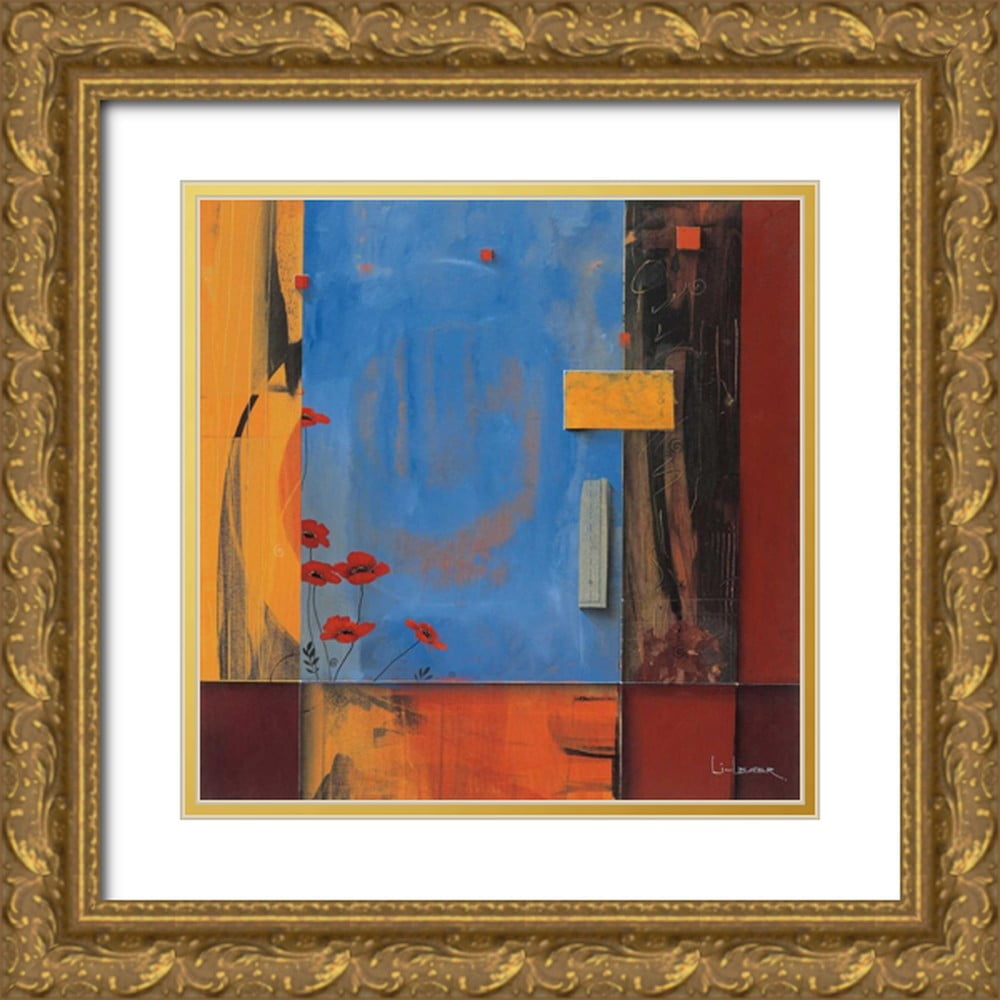 Li-Leger, Don 26x26 Gold Ornate Wood Framed with Double Matting Museum ...