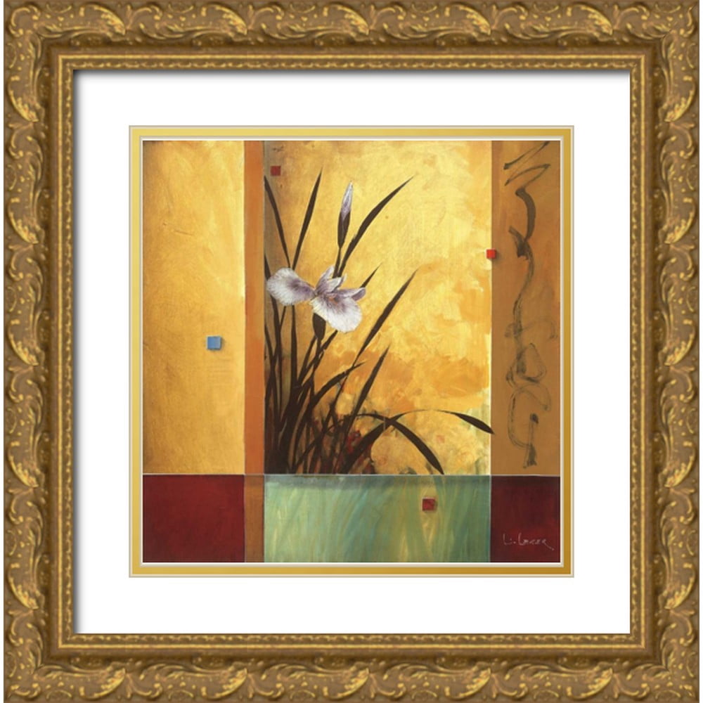 Li-Leger, Don 26x26 Gold Ornate Wood Framed with Double Matting Museum ...