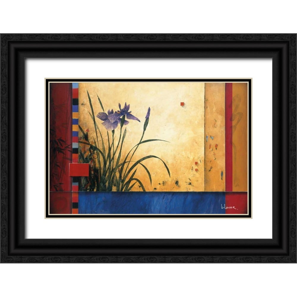 Li-Leger, Don 32x23 Black Ornate Wood Framed with Double Matting Museum ...