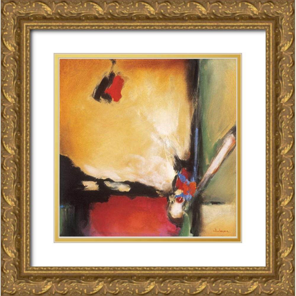 Li-Leger, Noah 15x15 Gold Ornate Wood Framed with Double Matting Museum ...