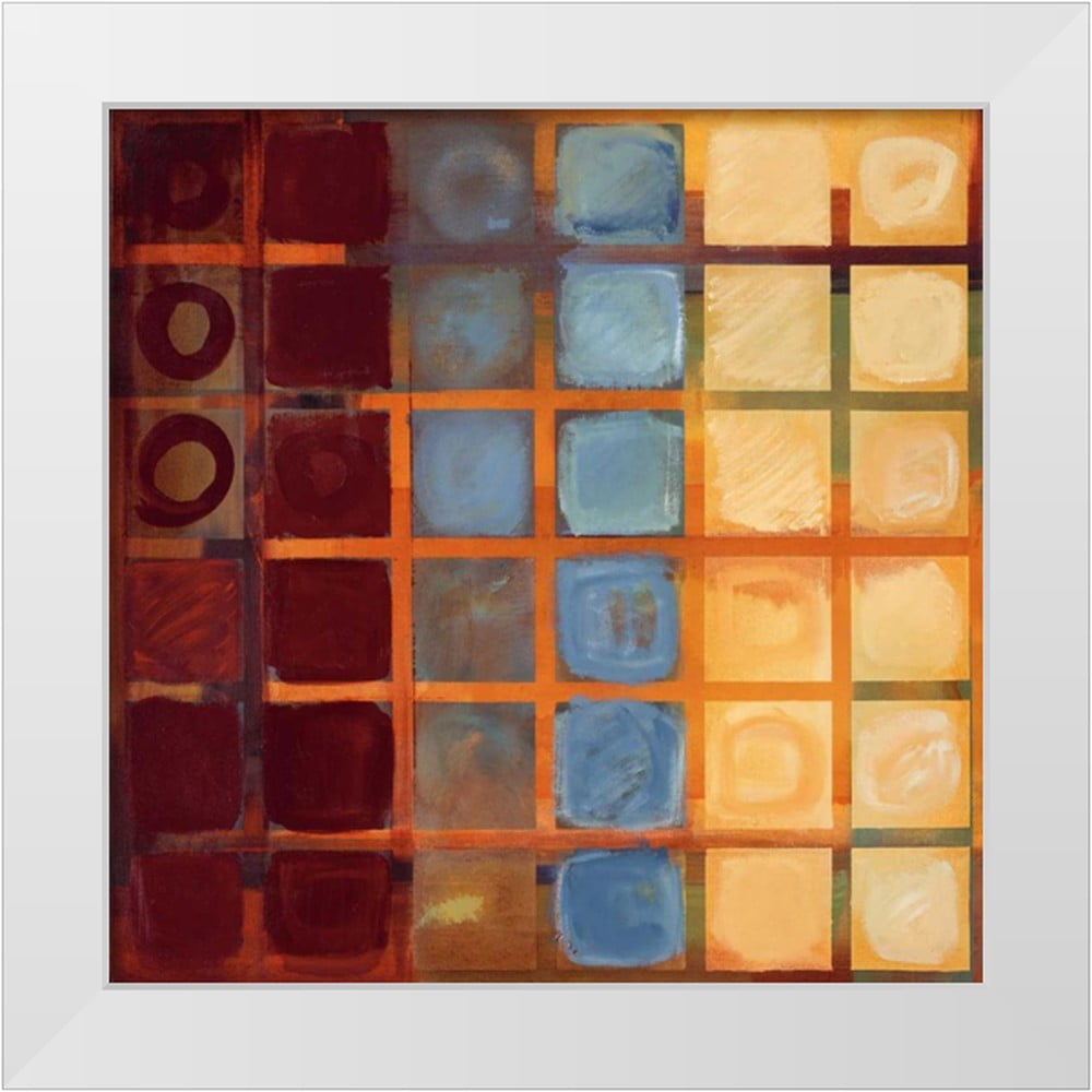 Li-Leger, Noah 20x20 White Modern Wood Framed Museum Art Print Titled - Cubed - Walmart.com