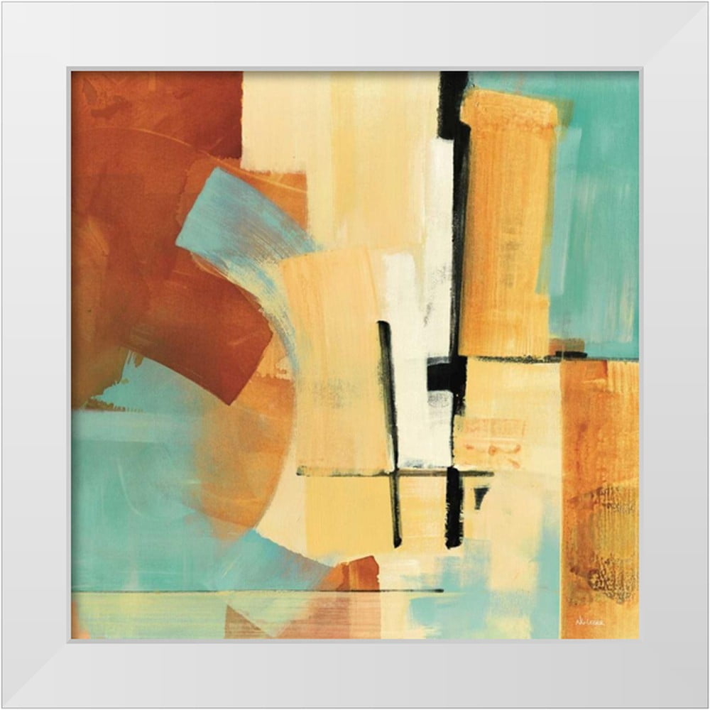 Li-Leger, Noah 26x26 White Modern Wood Framed Museum Art Print Titled ...