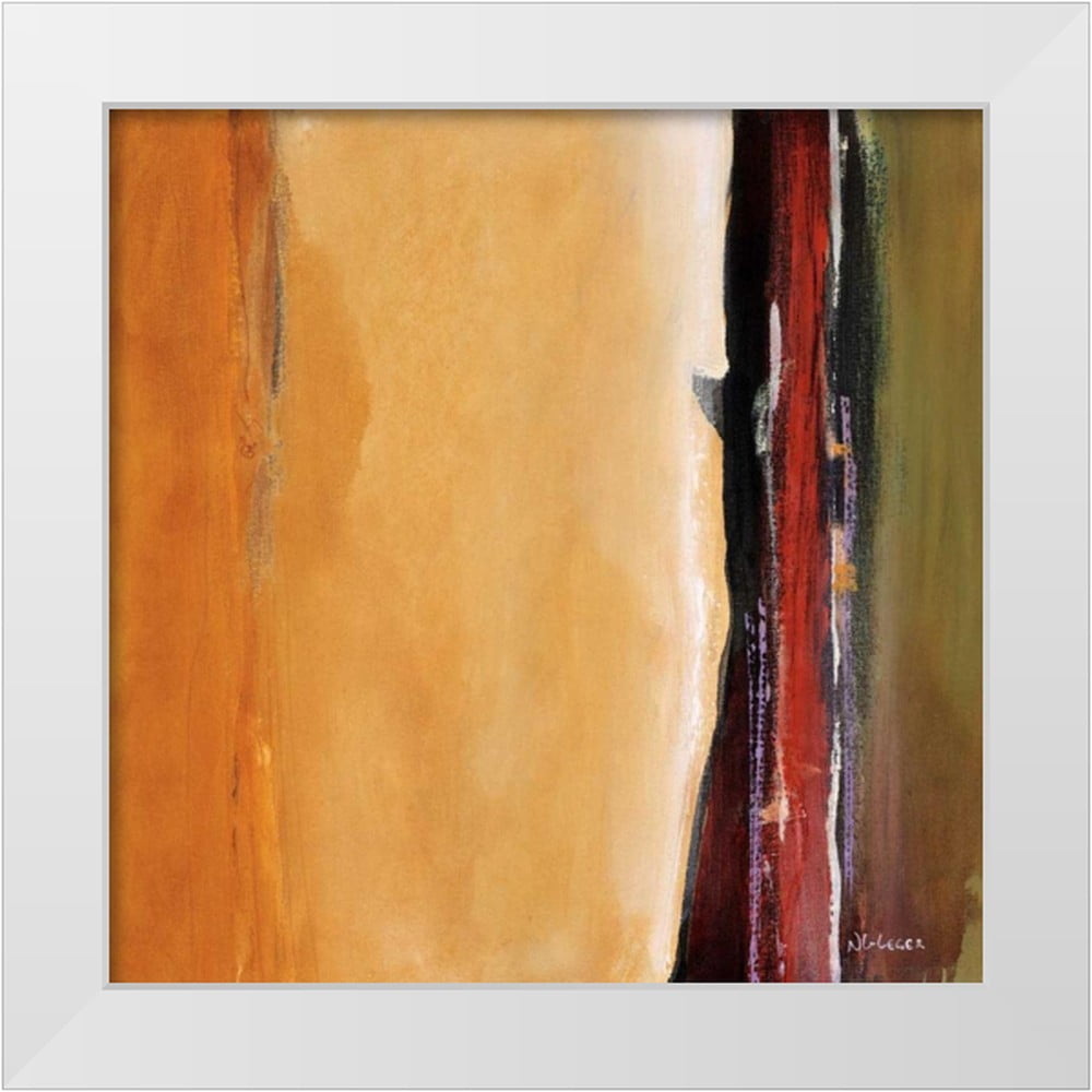 Li-Leger, Noah 26x26 White Modern Wood Framed Museum Art Print Titled ...