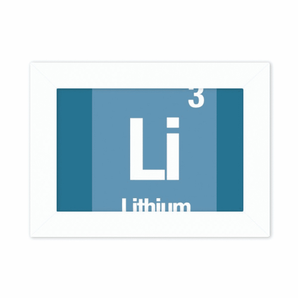 Li Lithium Checal Element Science Photo Mount Frame Picture Art ...