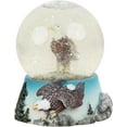 Li'Shay Resin Bald Eagle Snow Globe, Displays Sparkling Glitter Snow ...