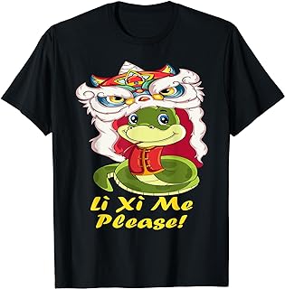 Li Xi Me Please Tet Decoration Vietnamese Zodiac Snake Kids T-Shirt ...