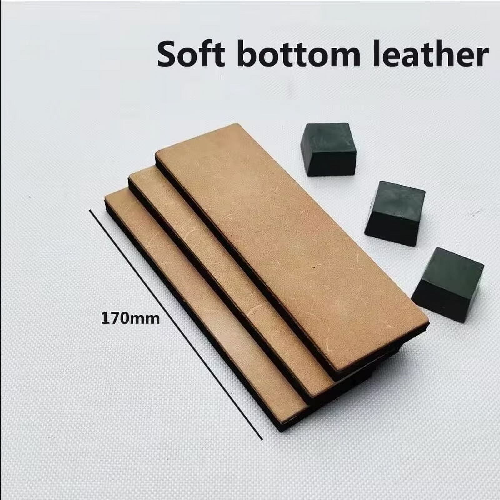 Li Xianchai Handmade Wooden Handle Leather Sharpening Strop for Razor ...