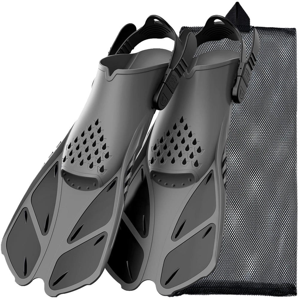 Li Xianchai Snorkel Fins Adjustable Buckles Swimming Flippers Short ...
