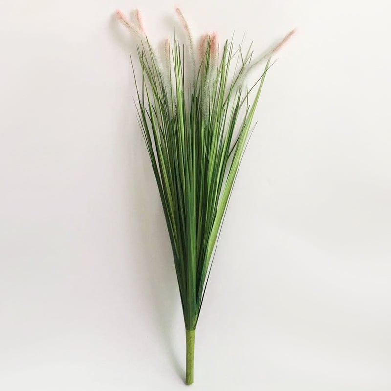 Li Xianchai7 Heads Fake Reed Bouquet Silk Onion Grass Large Artificial ...