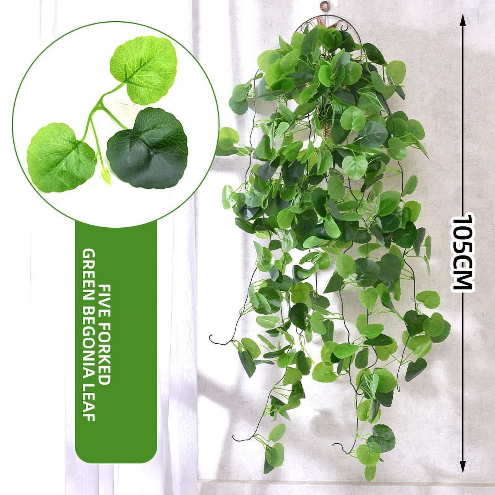 Li XianchaiArtificial Hanging Plant Fake Ivy Leaves Vine 105cm/41in ...