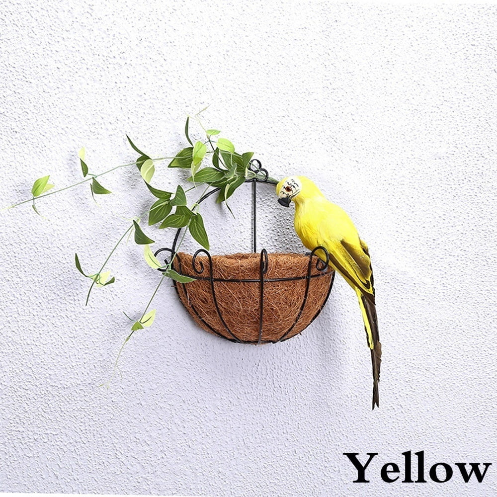 Li XianchaiHandmade Simulation Parrot 25/35cm Creative Feather Lawn ...