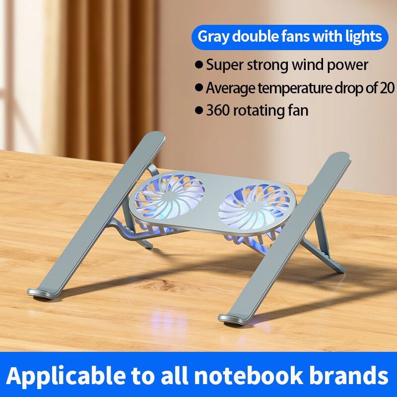 Li XianchaiLaptop Cooler Base Stand Dual Fan Foldable Laptop Cooling ...