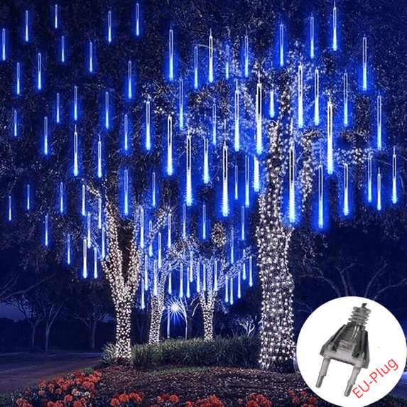 Li Xianchai Solar Meteor Shower Rain String Lights Waterproof Garden ...