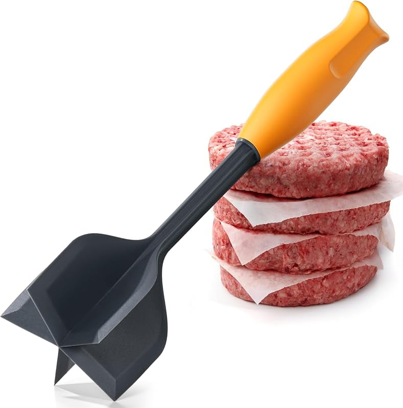 Li&Zhao Ground Beef Chopper Tool - Meat Chopper for Ground Beef Ground Meat Smasher Hamburger ...