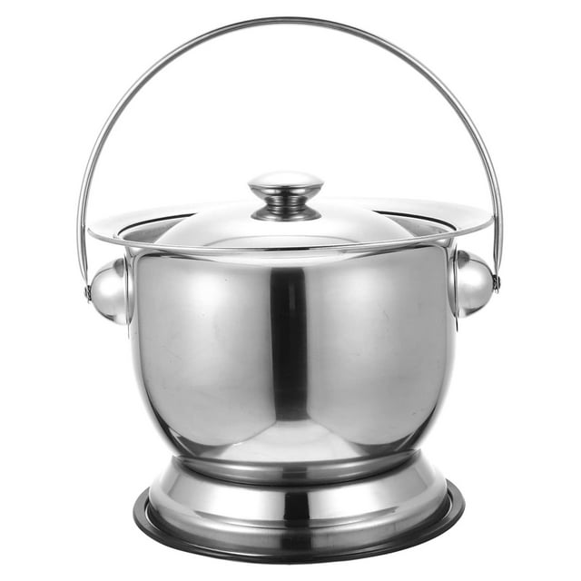 Li jia hao Stainless Steel Urine Bucket Stainless Steel Urinal Covered ...