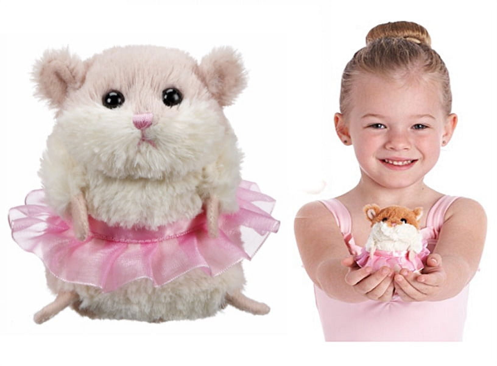 Li'l Ballerina White Colored Hamster Plush - By Ganz - Walmart.com