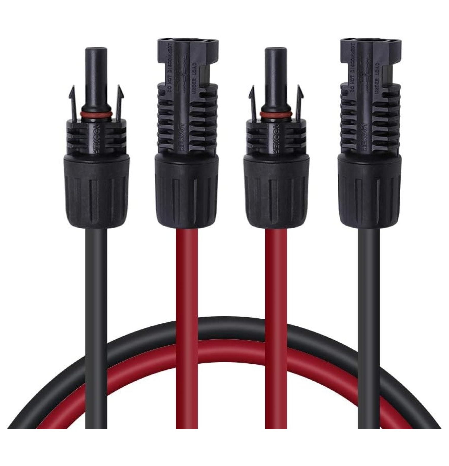 Li shun jin 20FT 12AWG Solar Panel Female and Male Connectors ...