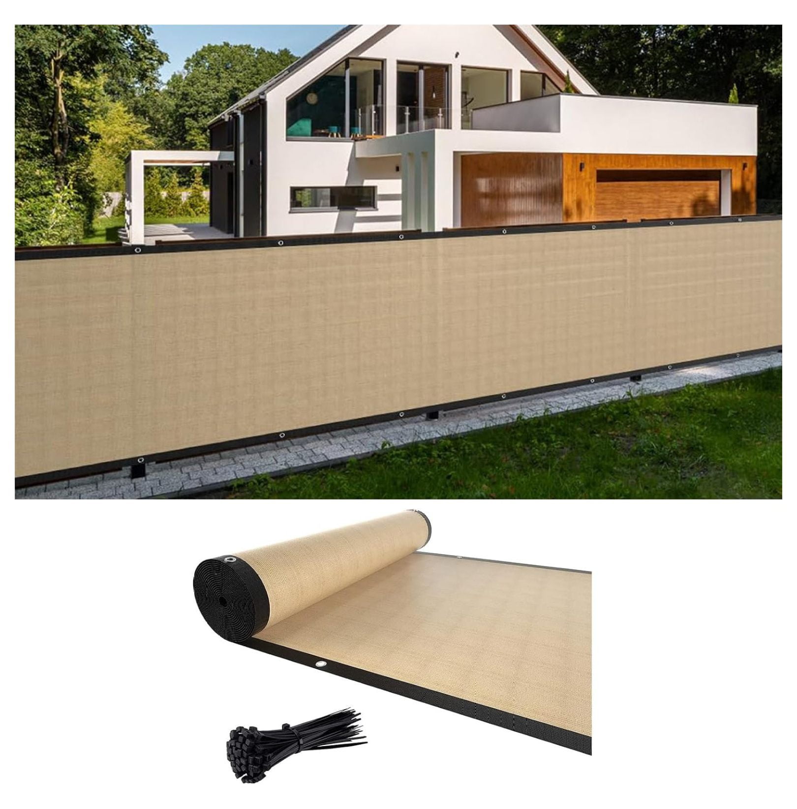 Li shun jin 6ft x 50ft Privacy Fence Screen, Sand Fence Covering ...