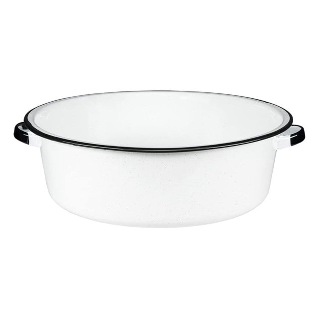 Li shun jin Enamel on Steel Dish Pan with handles, 15-Quart capacity ...
