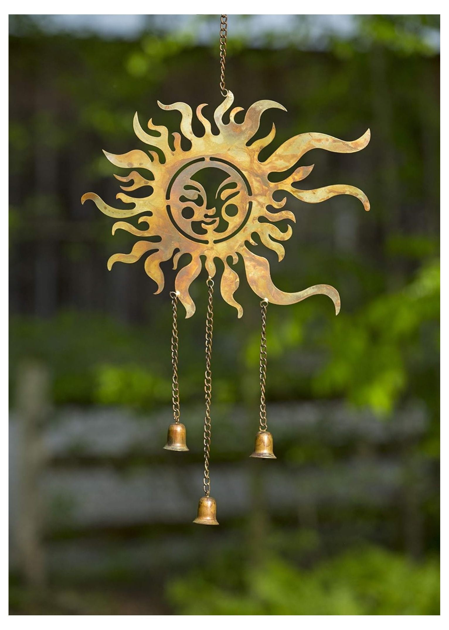 Li shun jin Flamed Sun Face Wind Chime - Walmart.com