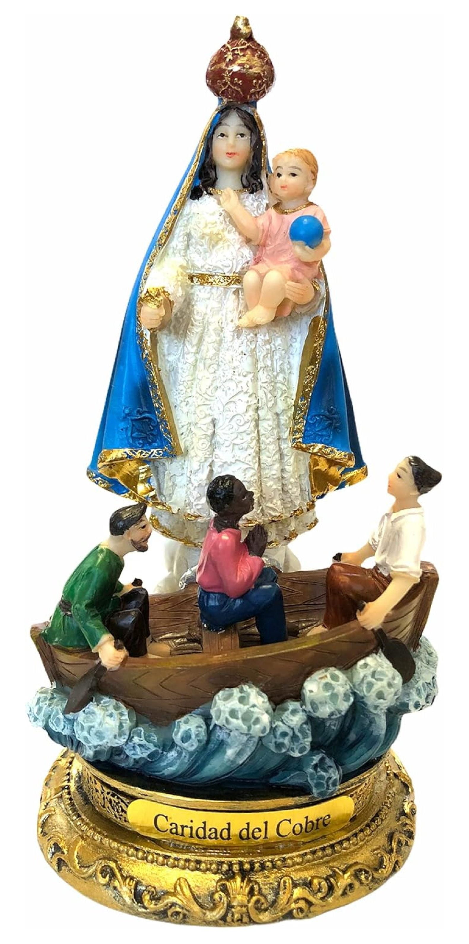 Li shun jin Virgen Caridad del Cobre 6 Inch Our Lady of Charity Statue ...