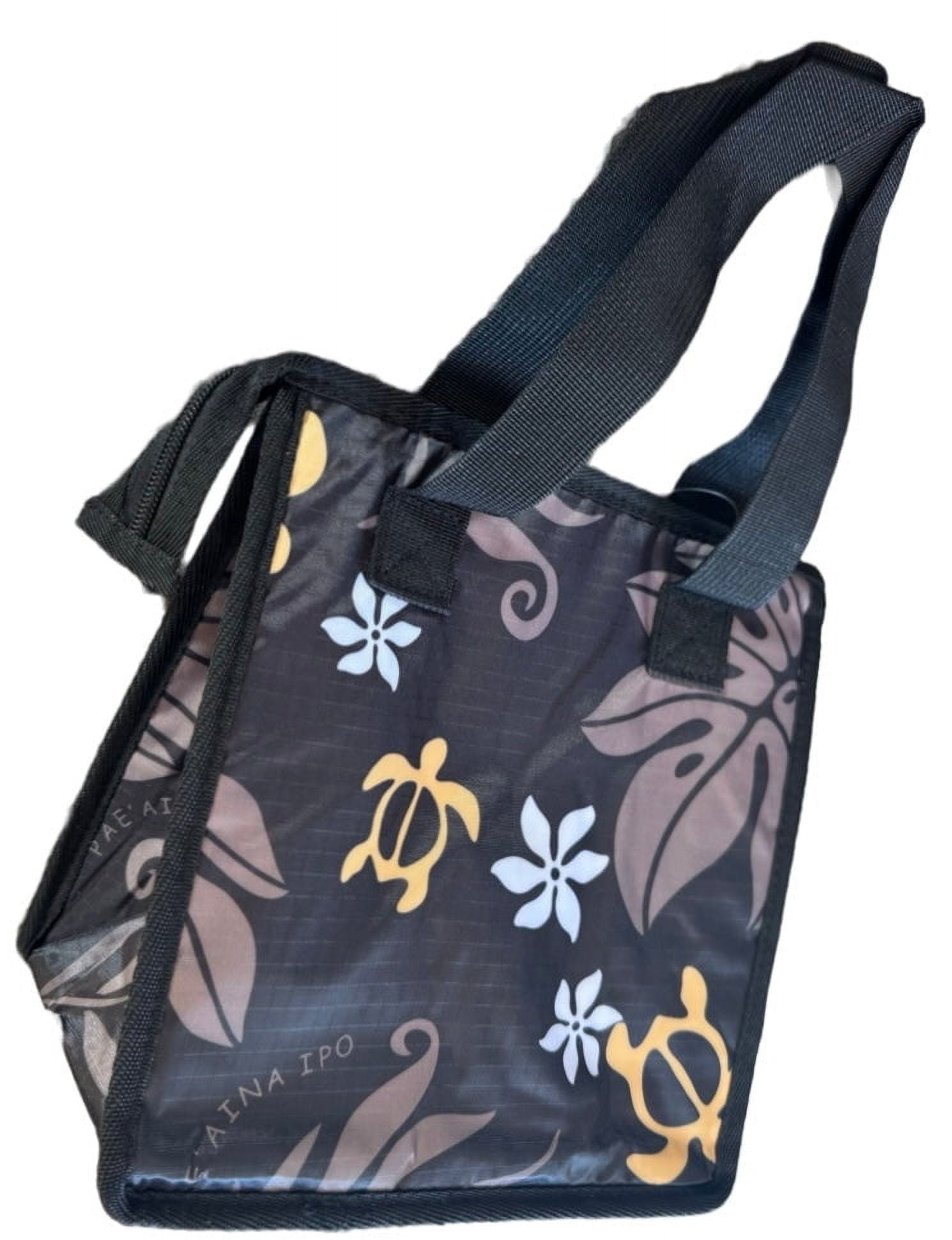 LiAloha Hawaiian Insulated Cooler Tote Bag for Beach, Lunch, Travel ...