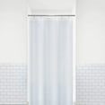 Liba Fabric Bathroom Shower Curtain Liner 34 W X 72 H White