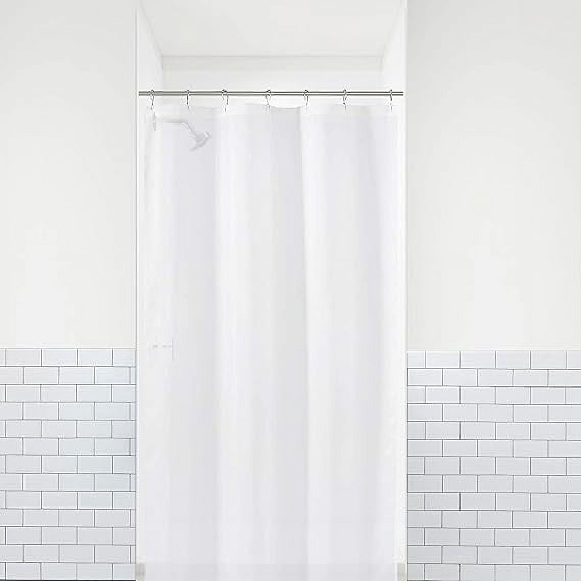 Liba PEVA 8G Bathroom Shower Curtain Liner, 36 x 72 Inches, White ...