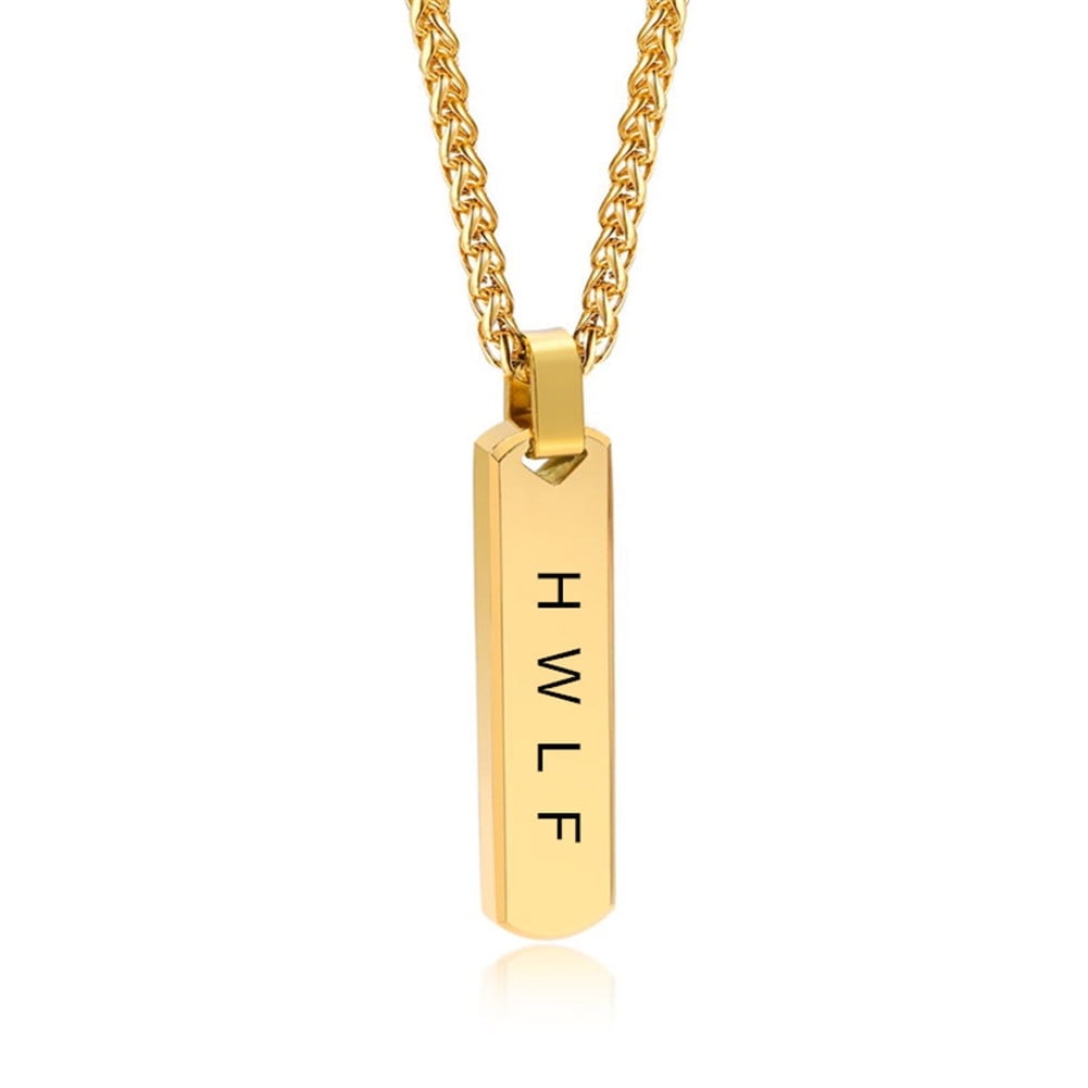 LiFashion HWLF WWJD Pendant Necklace for Men ,Stainless Steel What ...