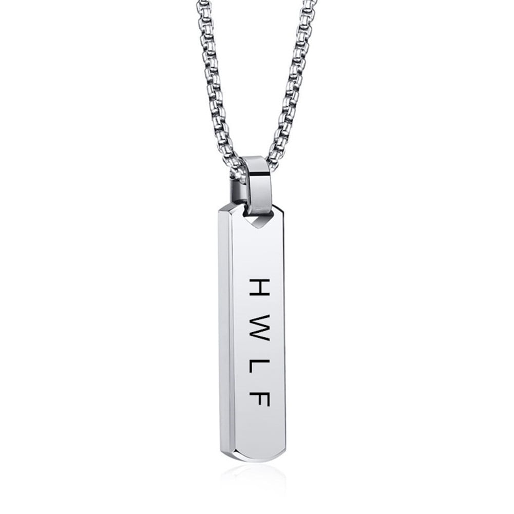 LiFashion HWLF WWJD Pendant Necklace for Men ,Stainless Steel What ...