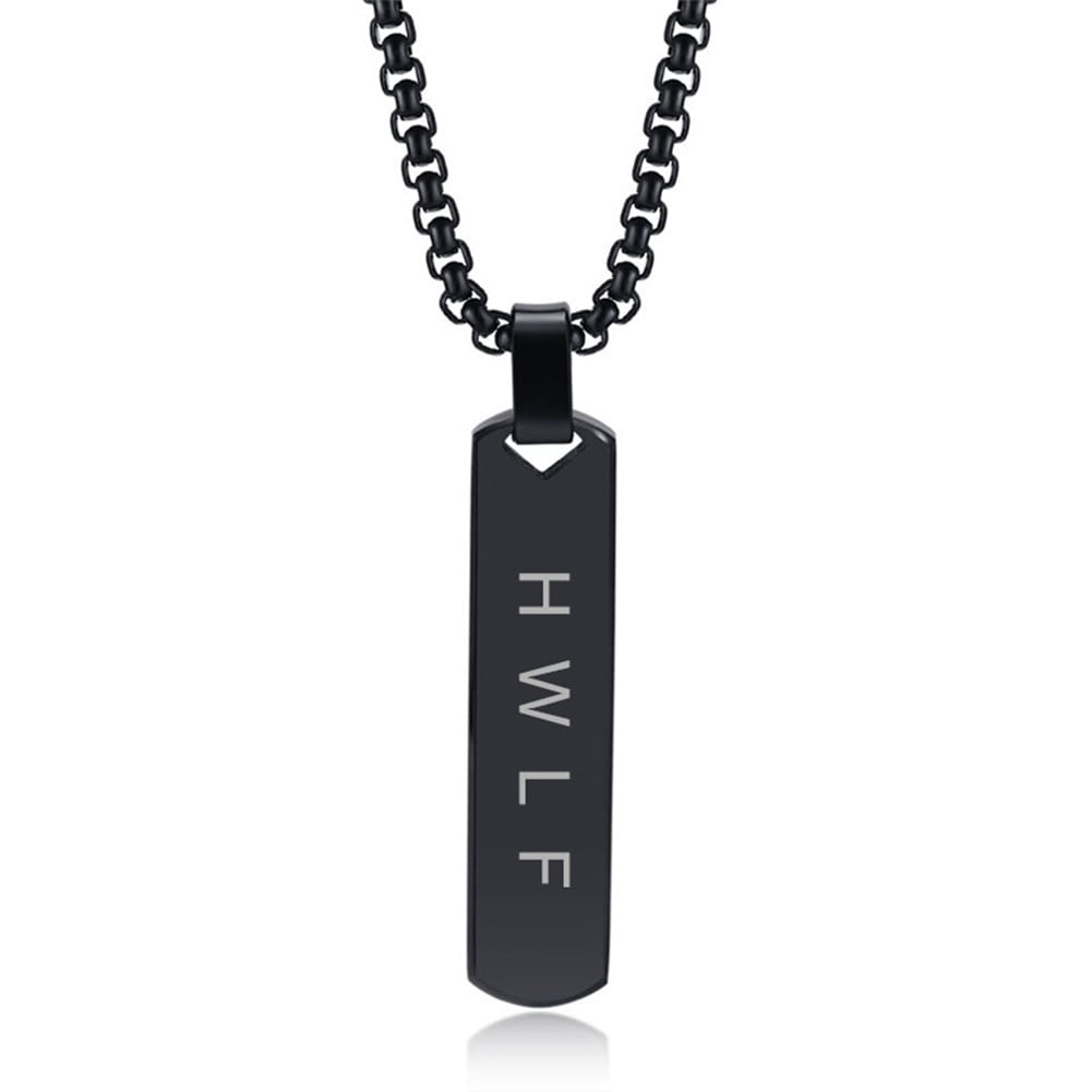 LiFashion HWLF WWJD Pendant Necklace for Men ,Stainless Steel What ...