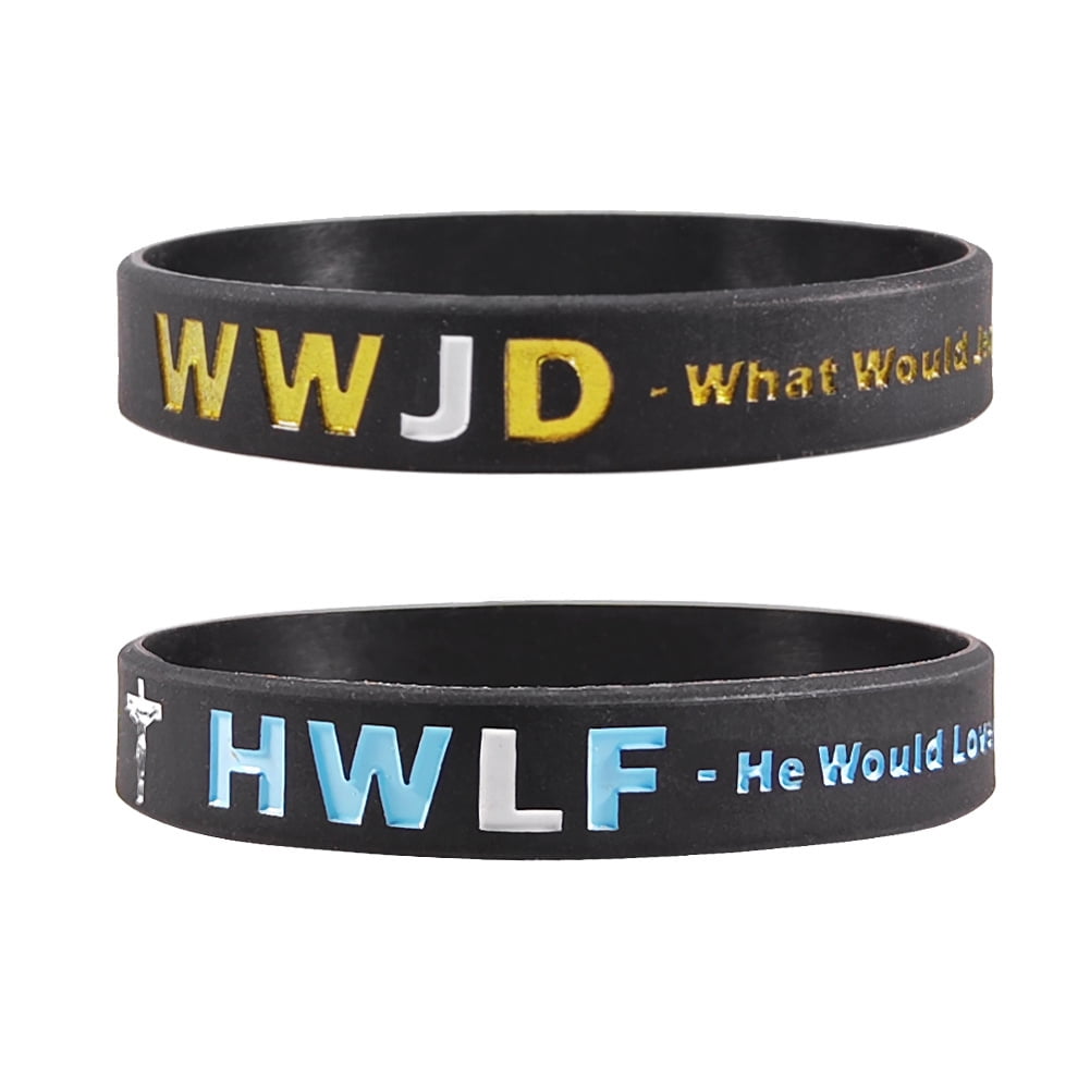LiFashion WWJD/HWLFJesus Cross Bracelet - What Would Jesus Do ...