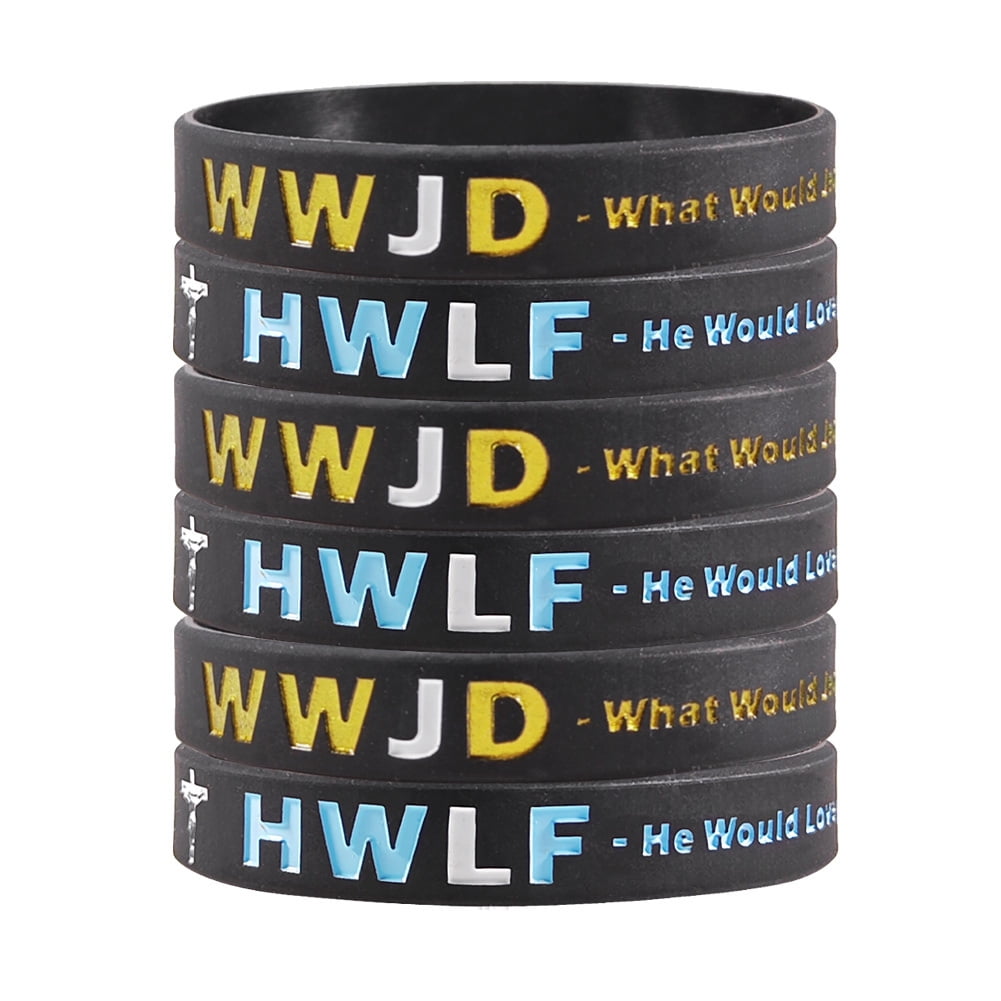 LiFashion WWJD/HWLFJesus Cross Bracelet - What Would Jesus Do ...