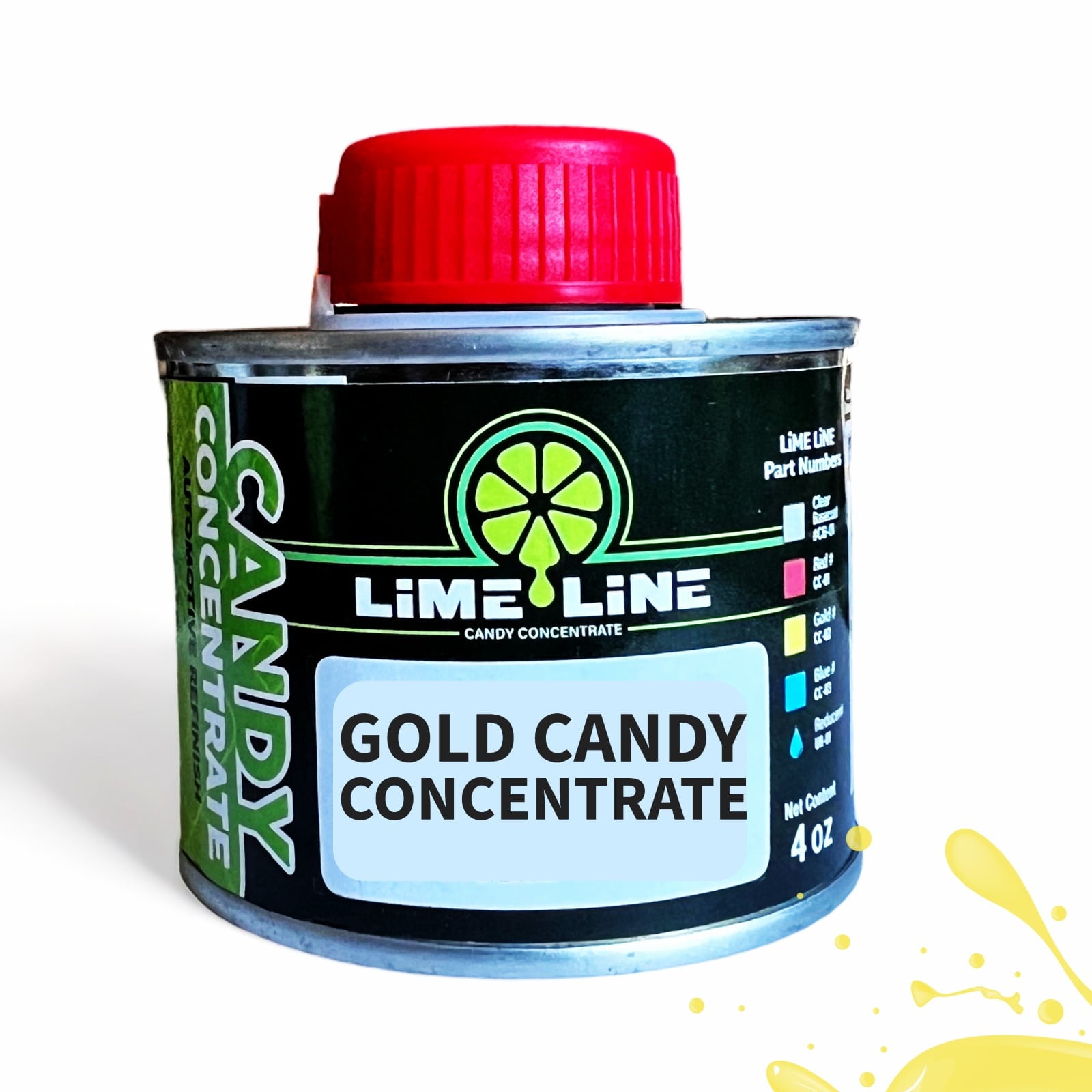 LiME LiNE 4 oz Transparent Candy Concentrate, Solvent base Automotive ...