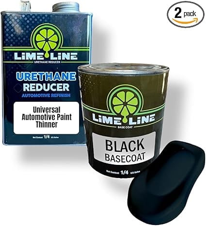 LiME LiNE Automotive Basecoat with Urethane Reducer Quart Combo Pack ...