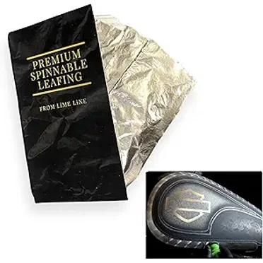 100 Pages 24K Gold Leaf Art Design Gold Plated Frame Decorative ...