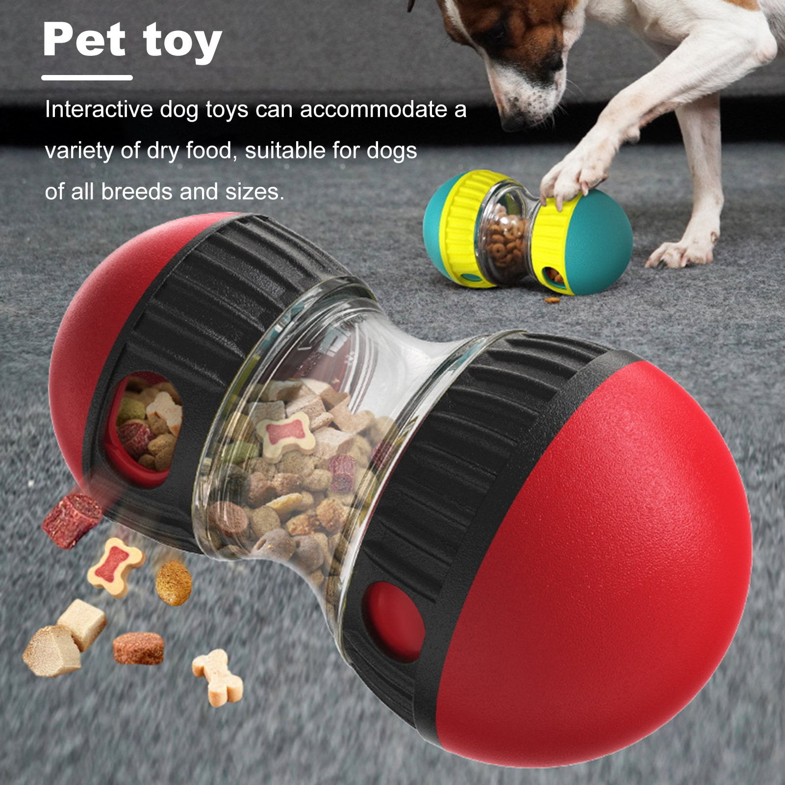 LiMimmuu Interactive Dog Toy for Mental Stimulation Treat-dispensing ...