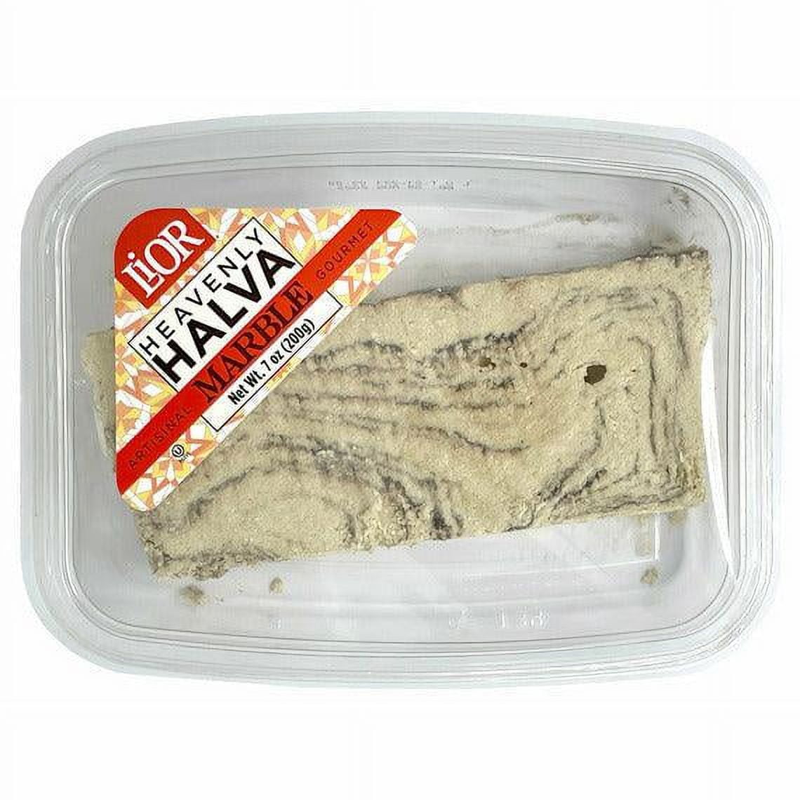LiOR Gourmet Healthy Marble Halva Slice | 7 oz | Sweet & Flaky ...