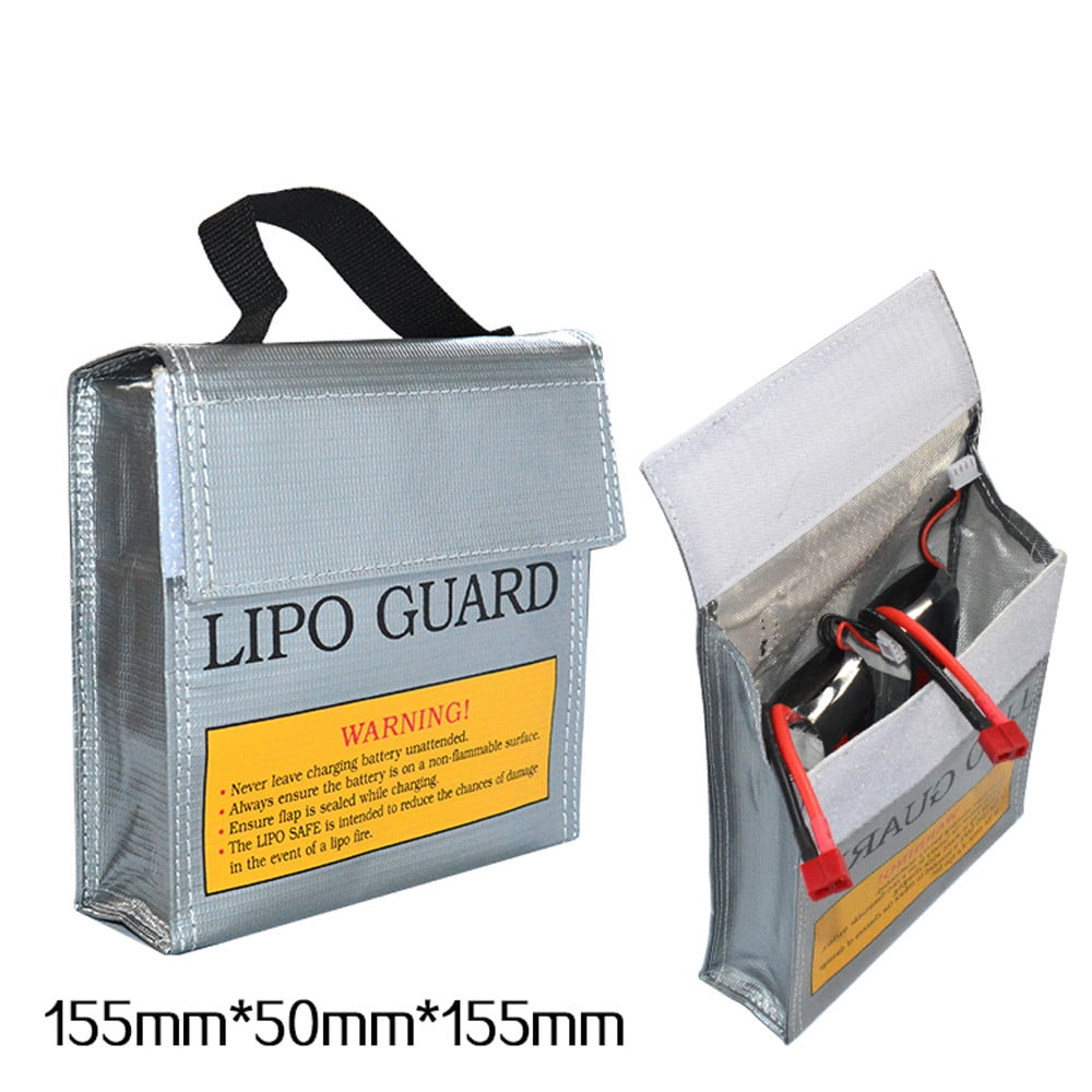 LiPo Li-Po Battery Fireproof Safety Guard Safe Bag 155*50*155MM ...