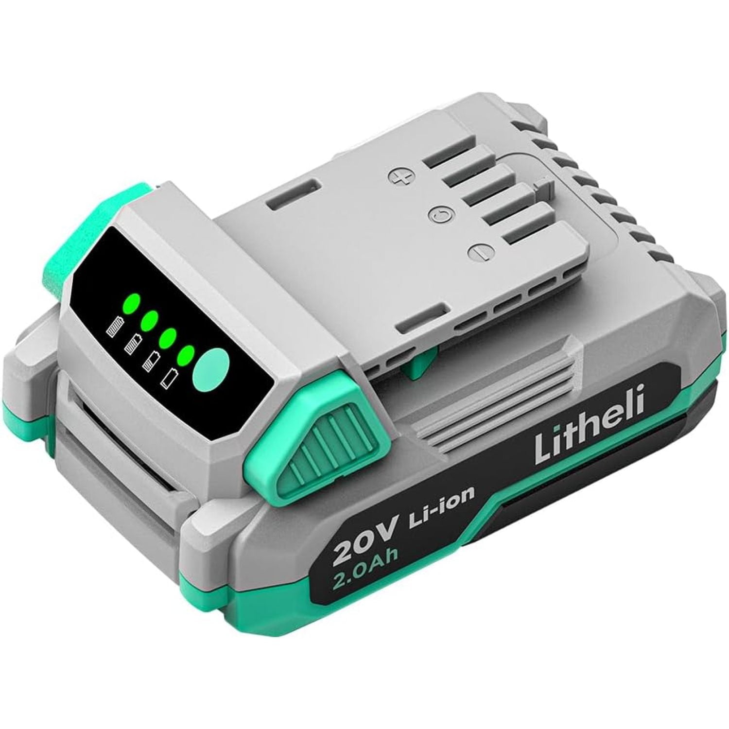LiTHELi 20V 2.0AH Lithium Ion Battery Pack,Only Fit 20V Power Tools ...