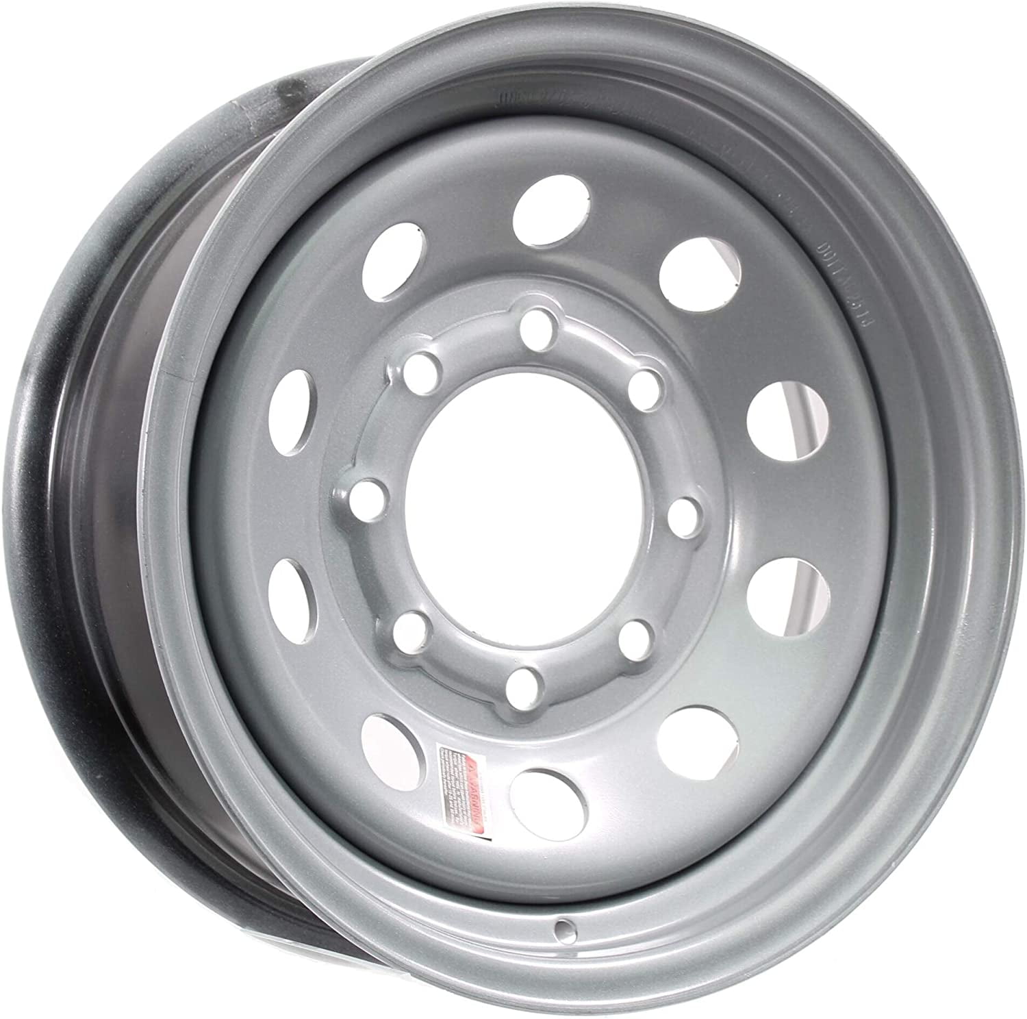 LiTian 16" Silver Mod Trailer Wheel 8 Lug (8x6.5) Bolt Circle - Walmart.com
