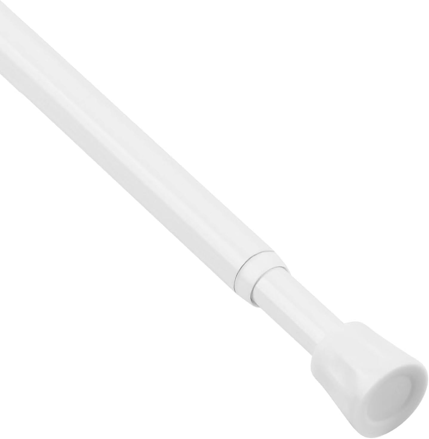 LiTian 1Pcs Spring Tension Curtain Rod 28 to 40 Inch, White, Adjustable ...