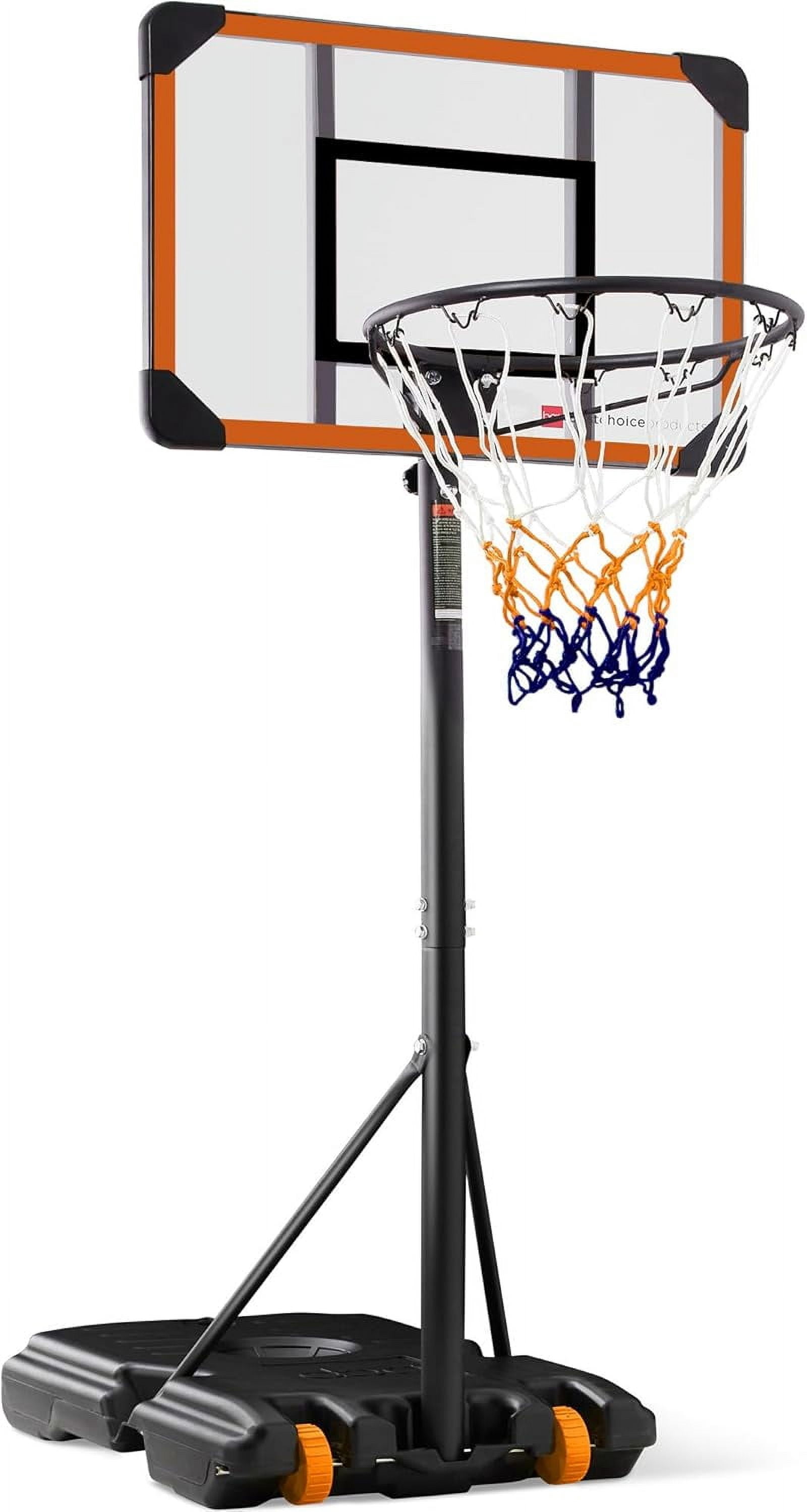 LiTian Kids Height-Adjustable Basketball Hoop System, Portable Game w ...
