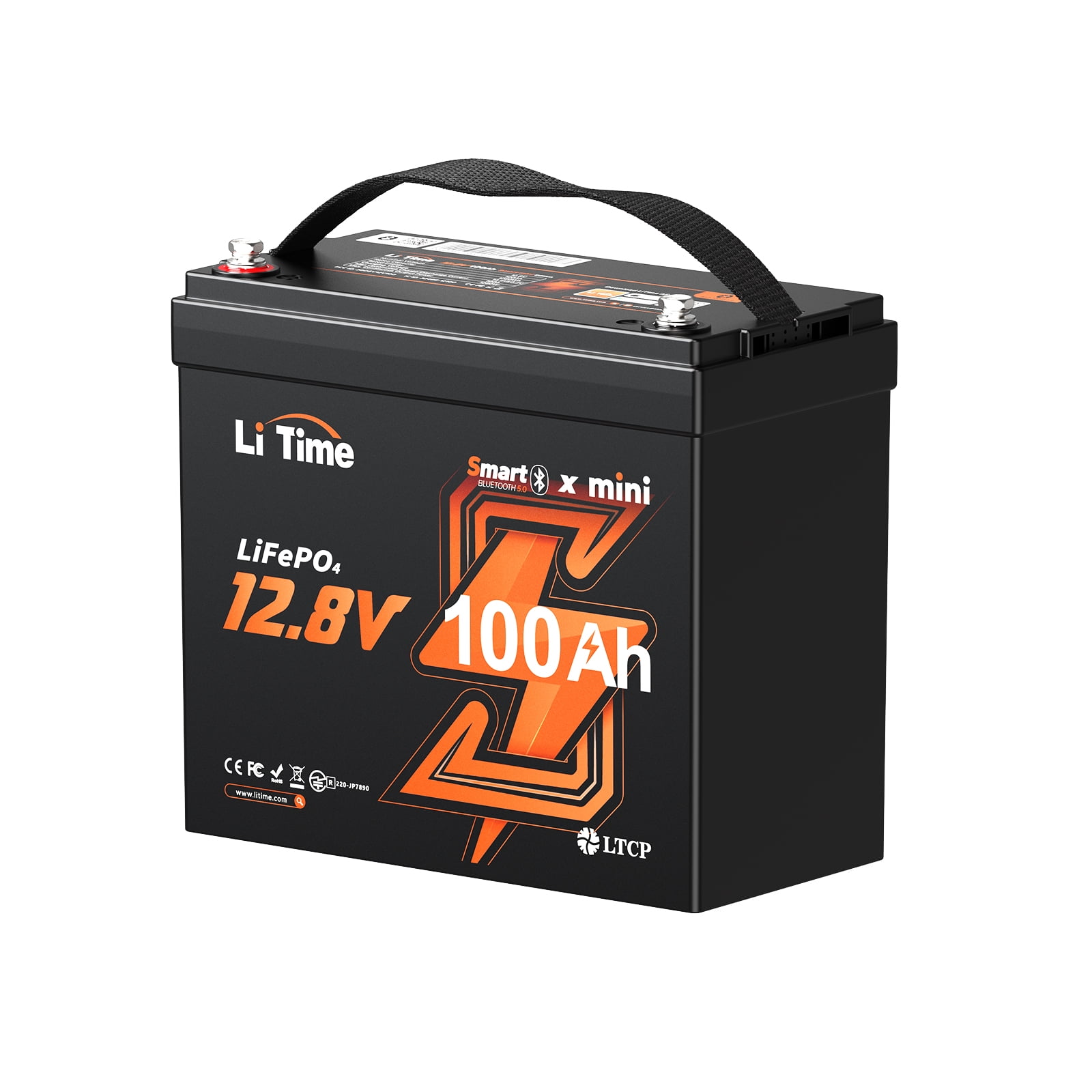 Customer reviews for LiTime 12V 100Ah MINI LiFePO4 Battery 100A BMS ...
