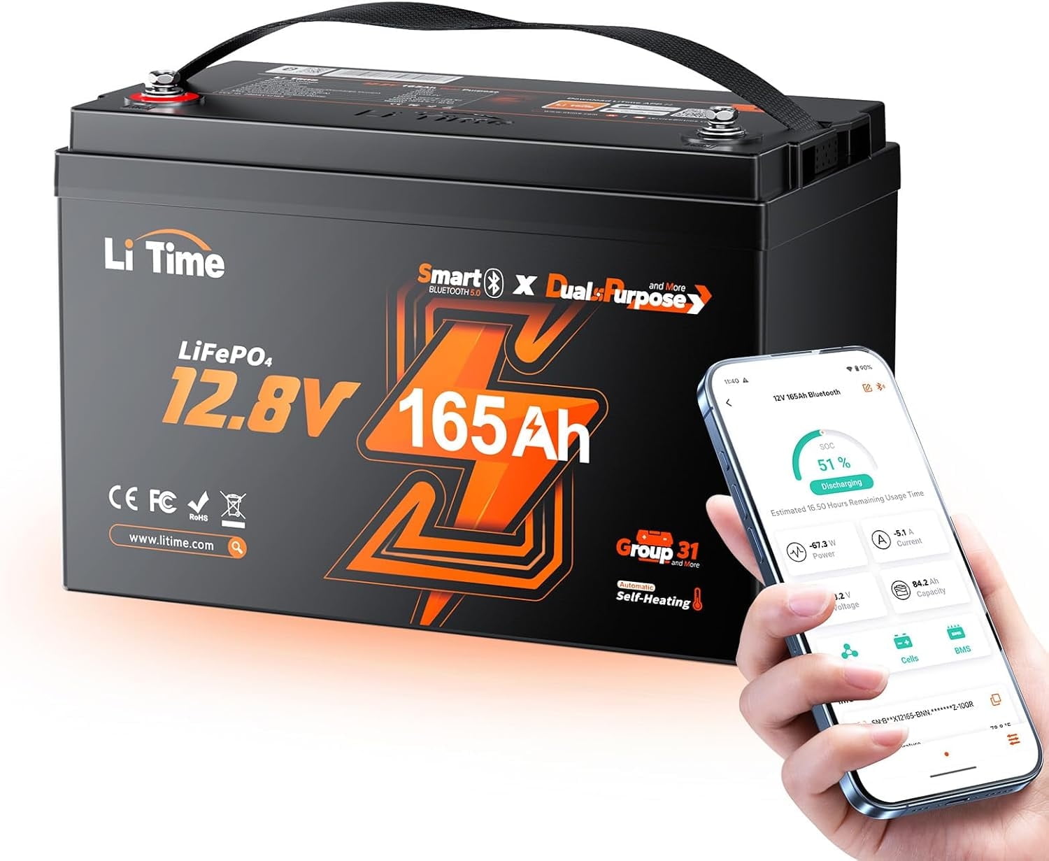 Lithium Marine Starting Battery
