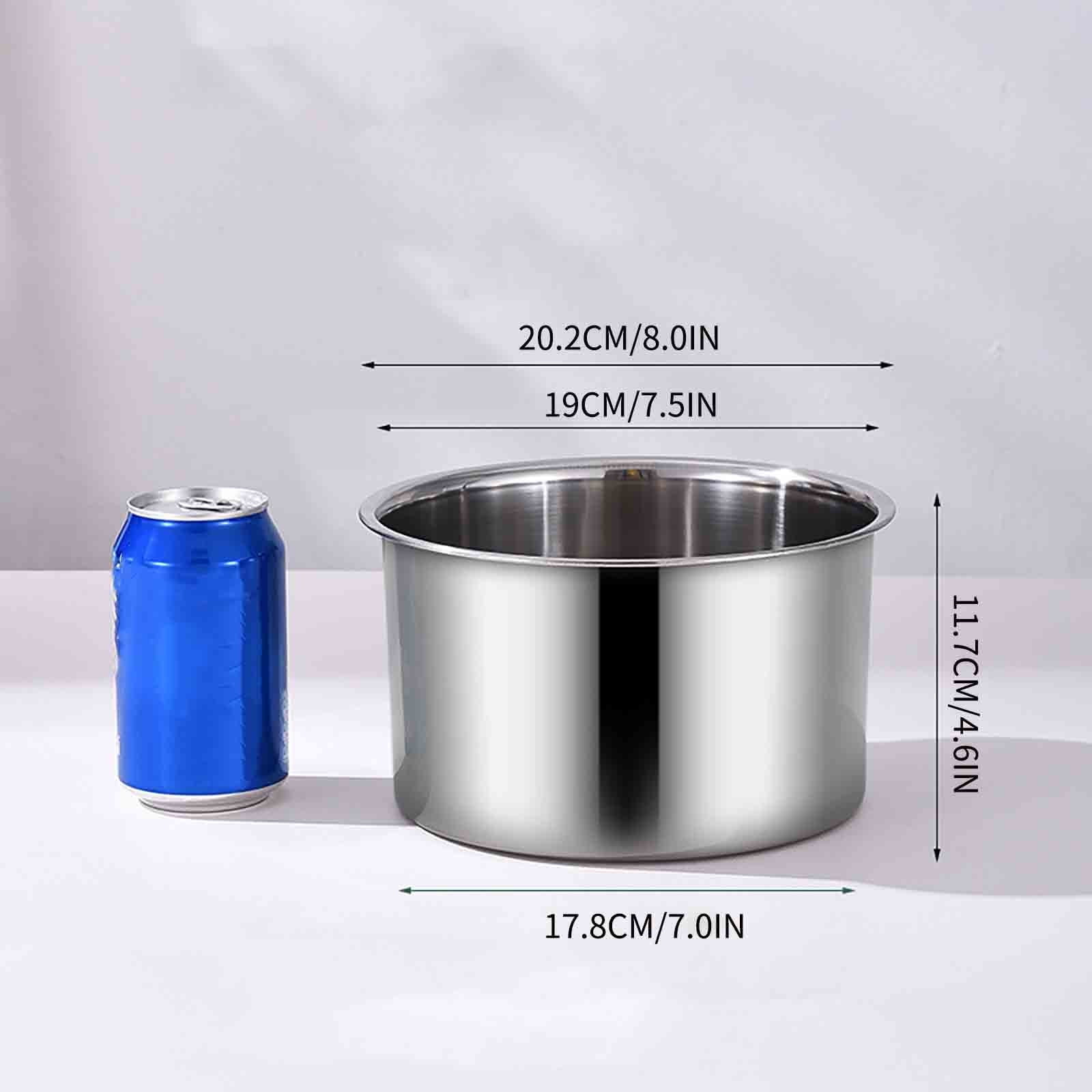 LiUMX Stainless Steel Mixing Bowls Set | Food Grade Metal Bowls for ...